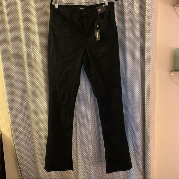 Express | Jeans | Nwt Express Skyscraper Skinny Flare Jeans In Black ...